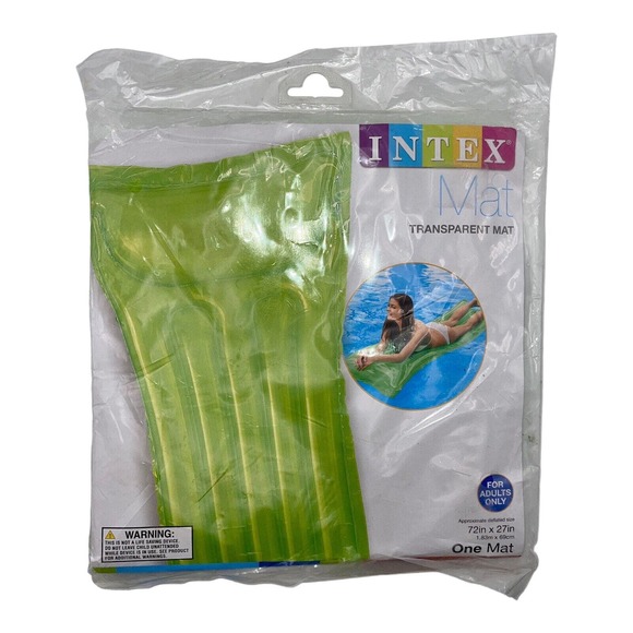 Intex | Games | Vintage Intex Mat Transparent Pool Mats 72 In X 27 In ...